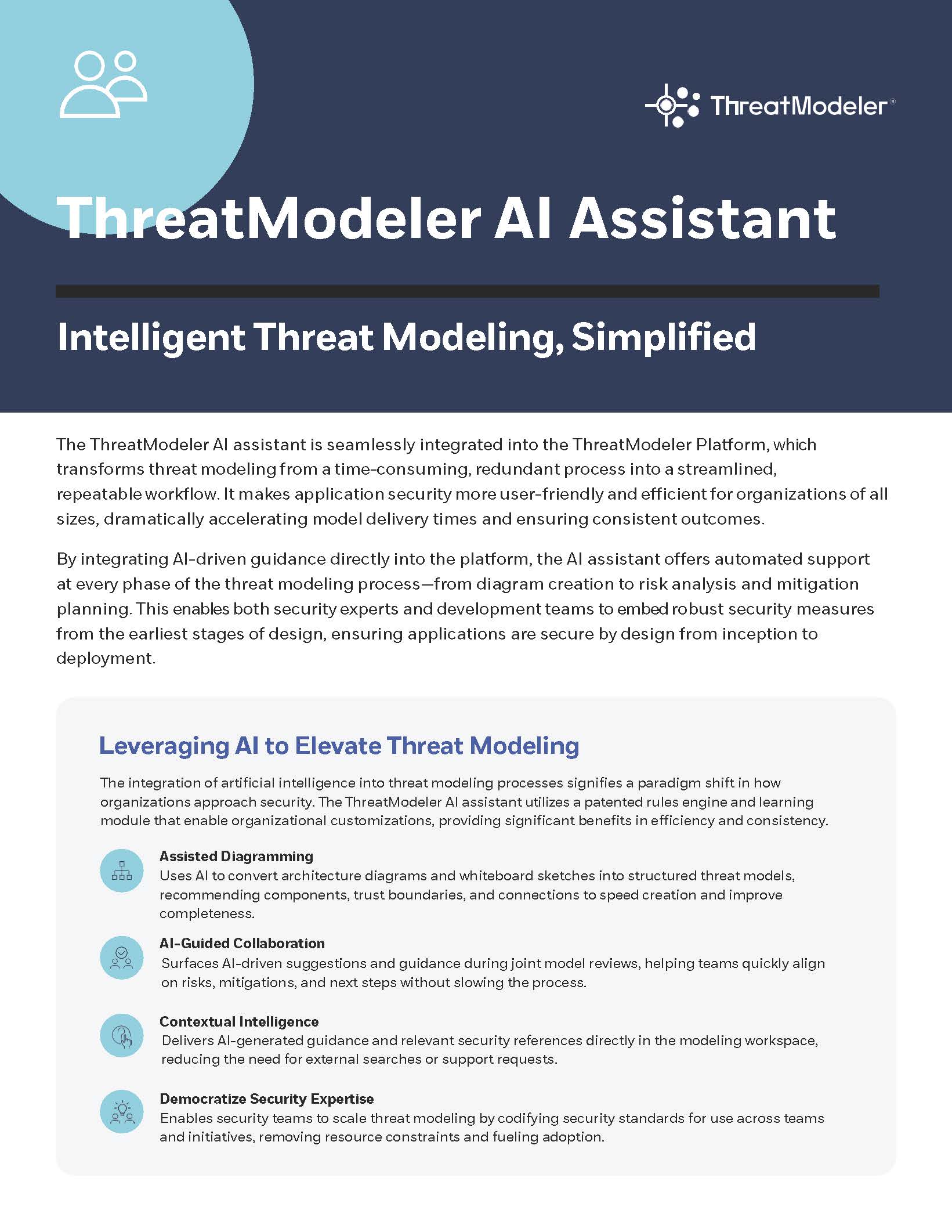 ThreatModeler AI Assistant Data Sheet | ThreatModeler